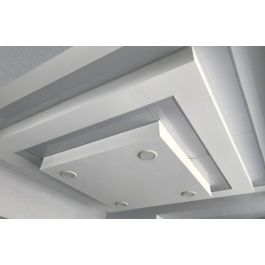 Gypsum board and painting